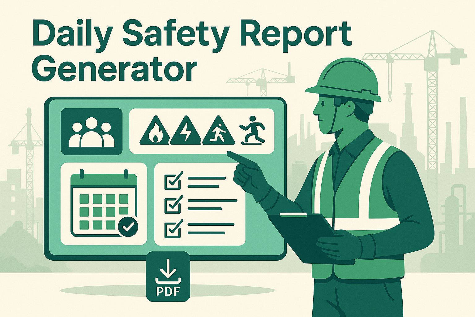 Daily Safety Report Generator – Free DSR Tool for Officers